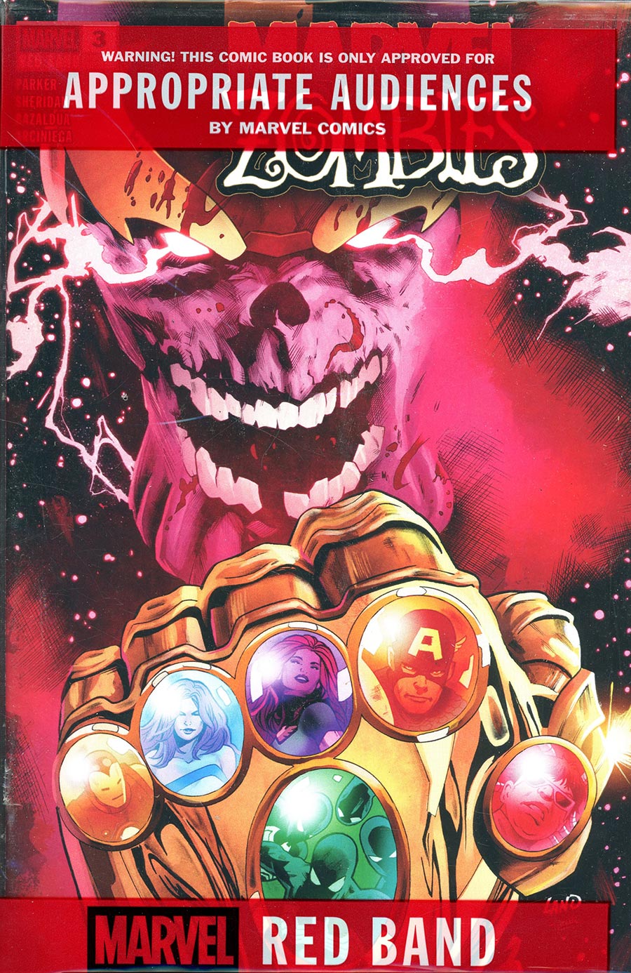 Marvel Zombies Red Band #3 Greg Land Cover With Polybag - The Comic ...